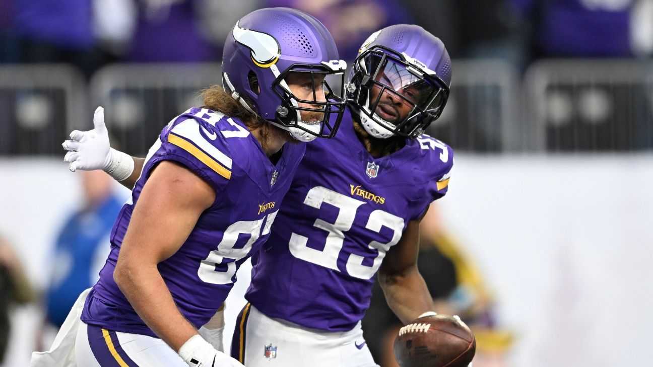Minnesota Vikings' Aaron Jones caps up and down day with winning TD - ESPN