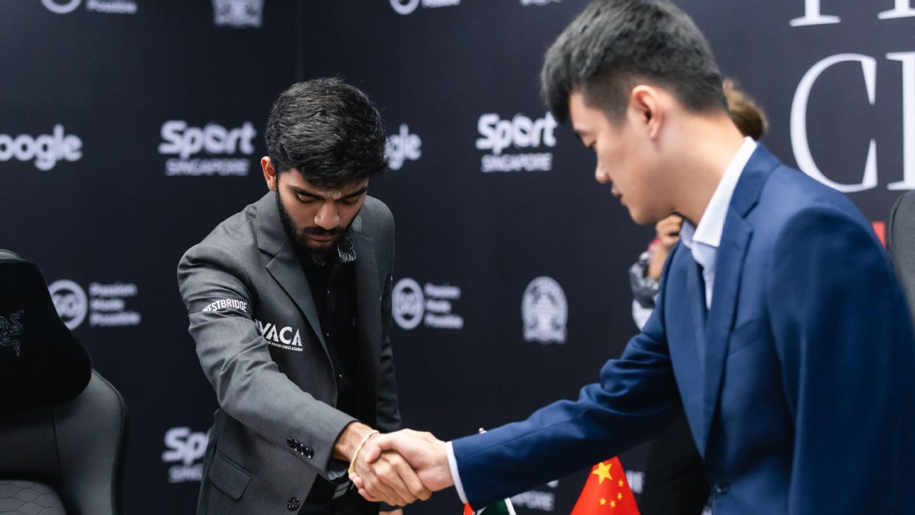 Unerring Gukesh and Ding Liren grind out another draw in game 9 of ...