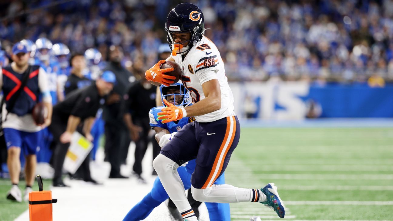 Bears WR Rome Odunze scores toe-tapping TD vs. 49ers - ESPN