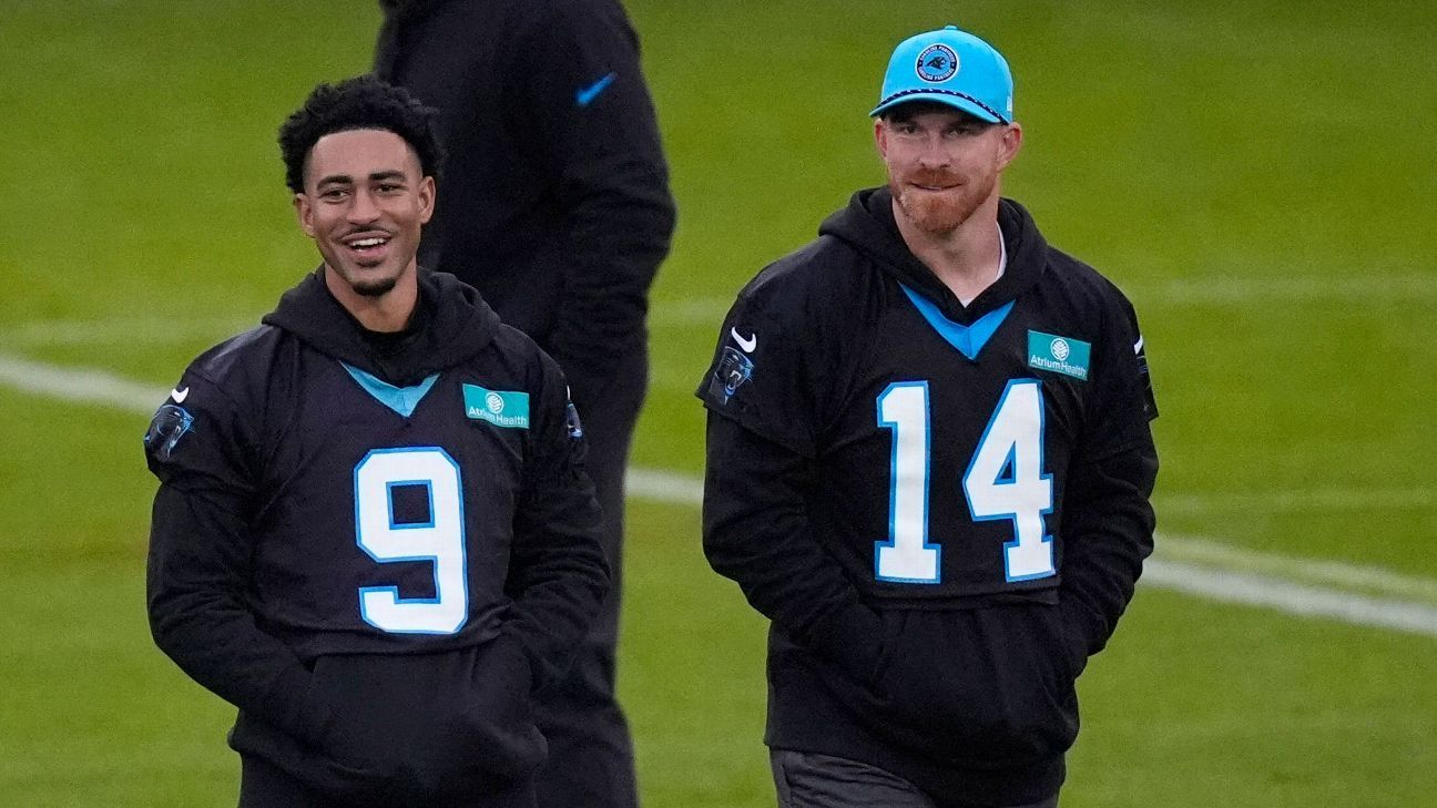 Will Andy Dalton return to back up Bryce Young on Panthers? - ESPN