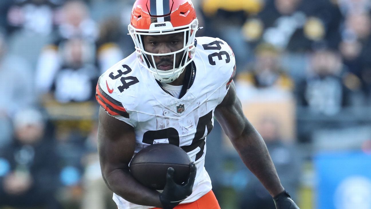 Browns RB Jerome Ford breaks off for 62-yard TD run - ESPN