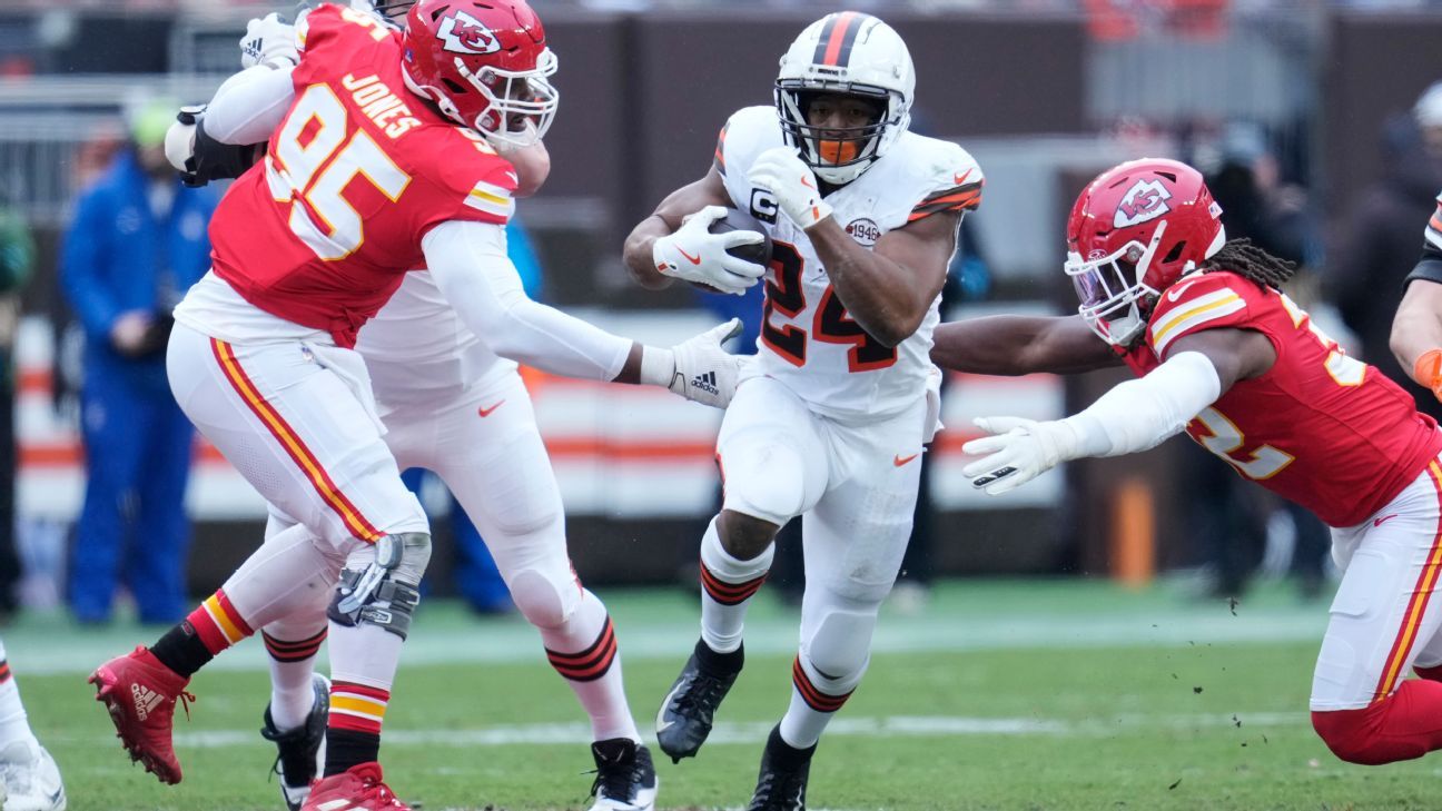 Nick Chubb se rompe pie en derrota contra Chiefs - ESPN