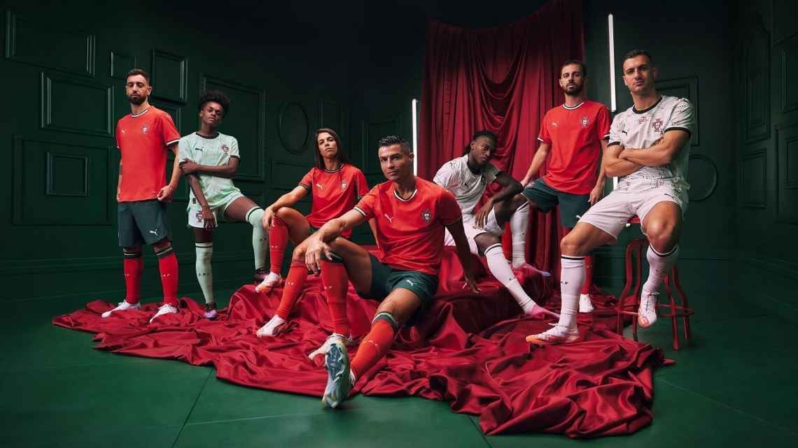 Cristiano presenta nuevos uniformes de Portugal diseñados por Puma - ESPN
