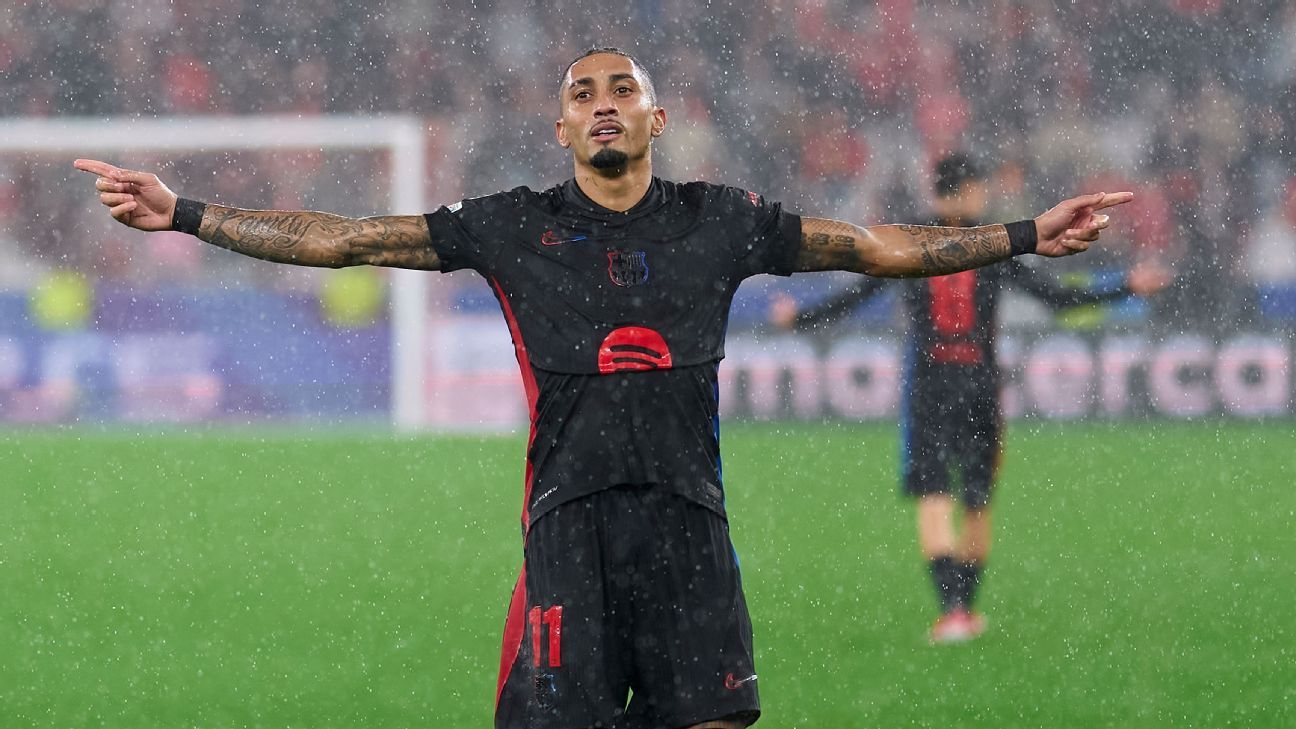 Barcelona: Raphinha, de la suerte a la insistencia - ESPN