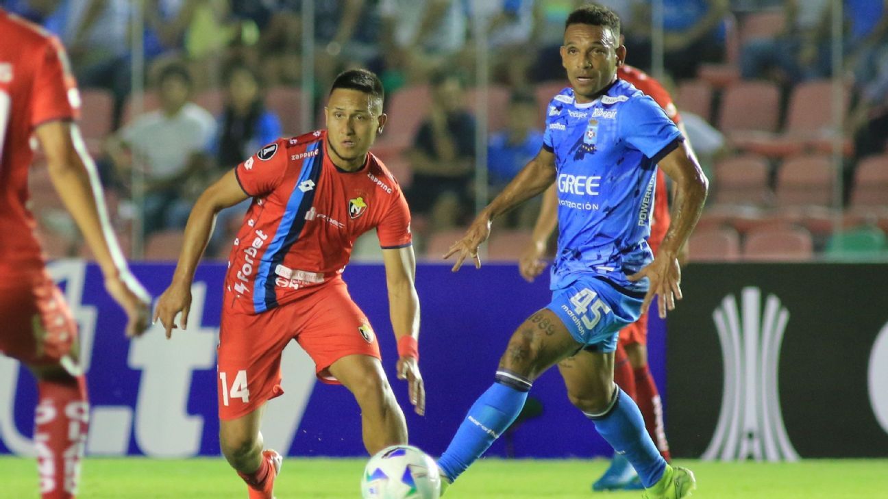 El Nacional recibió 3 golpes en el primer tiempo ante Blooming - ESPN