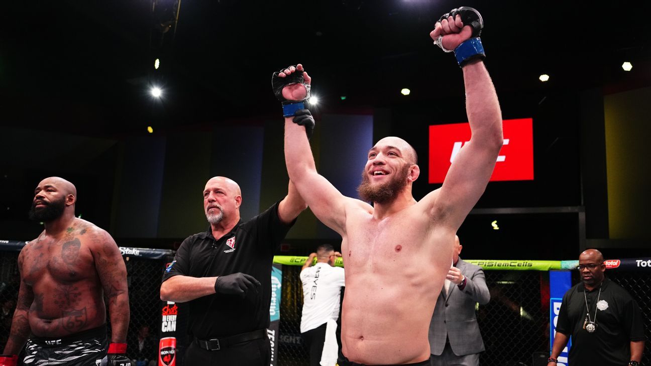 Valter Walker vence com finalização relâmpago no UFC Vegas 102 - ESPN