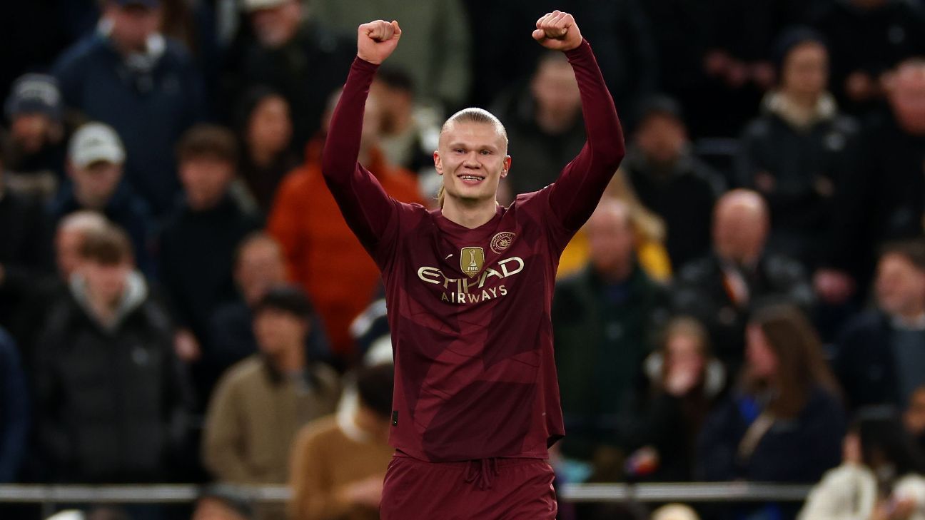 Haaland desencanta, City vence e volta ao G-4 da Premier League - ESPN