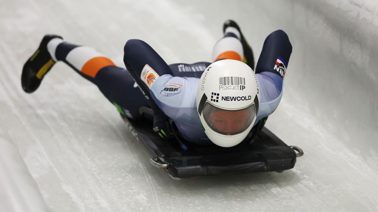 Netherlands' Kimberley Bos wins women's skeleton world title - ESPN