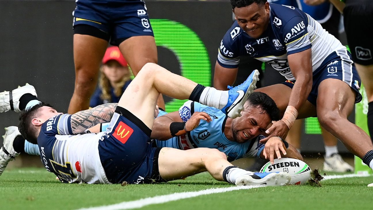 NRL: Sharks consign Cowboys to winless NRL season start - ESPN