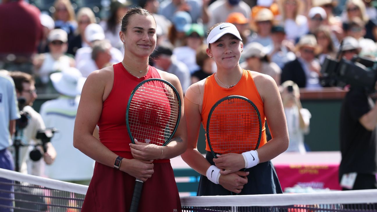 Los mejores momentos del triunfo de Mirra Andreeva vs. Aryna Sabalenka ...