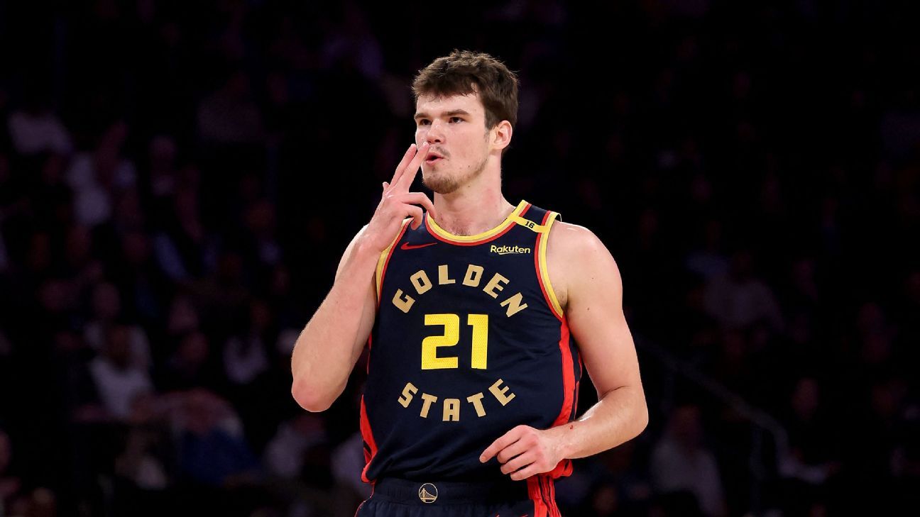 Quinten Post weer belangrijk voor Golden State, Curry krijgt rust - ESPN