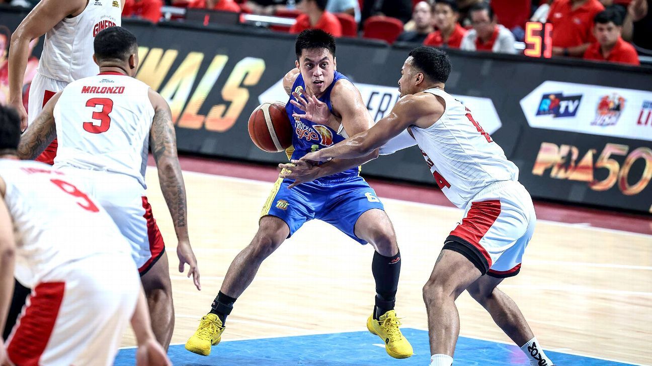 Rey Nambatac and TNT Tropang top Barangay Ginebra in Game 3 of PBA Commissioner's Cup finals - ESPN