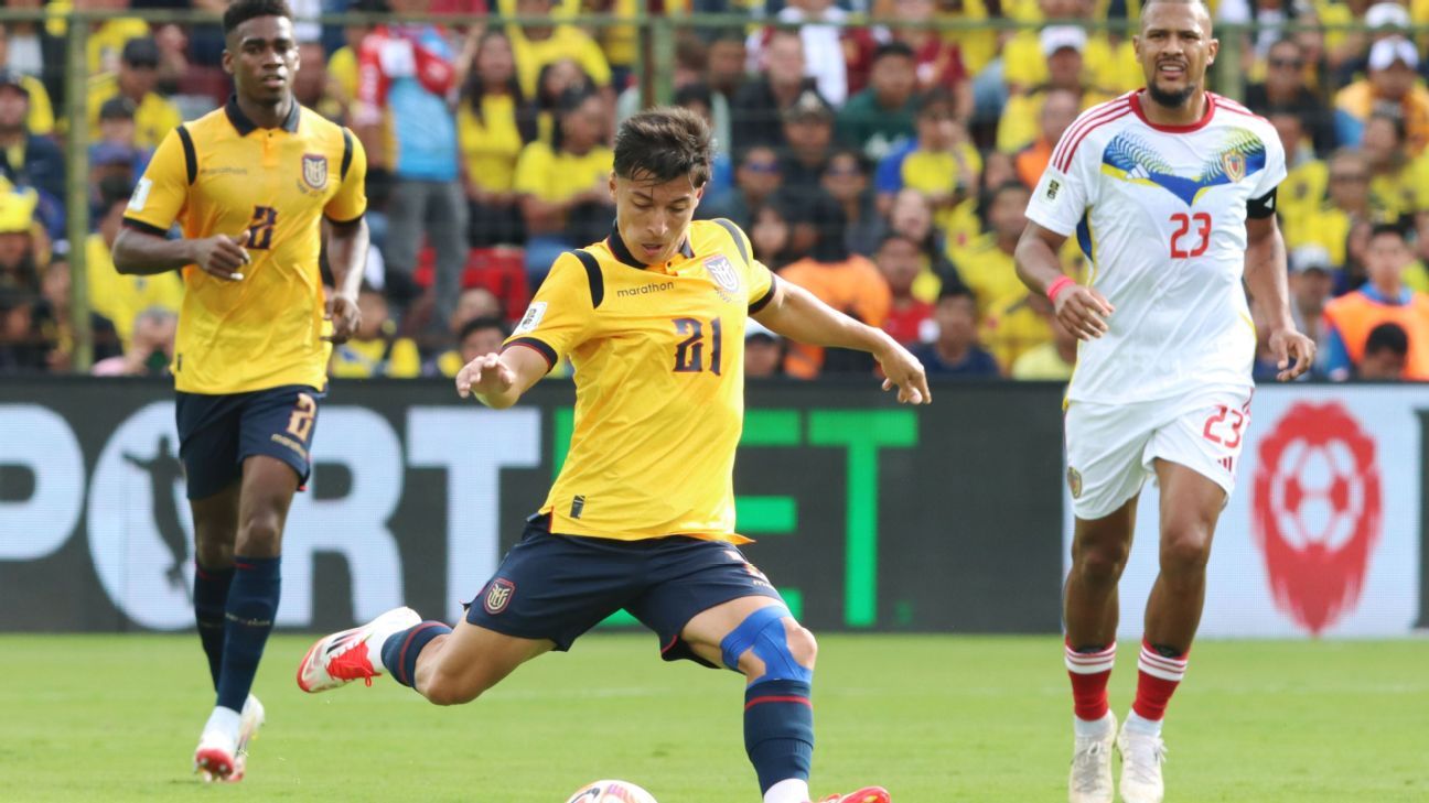 Alan Franco, primera vez capitán con la Selección de Ecuador ante ...