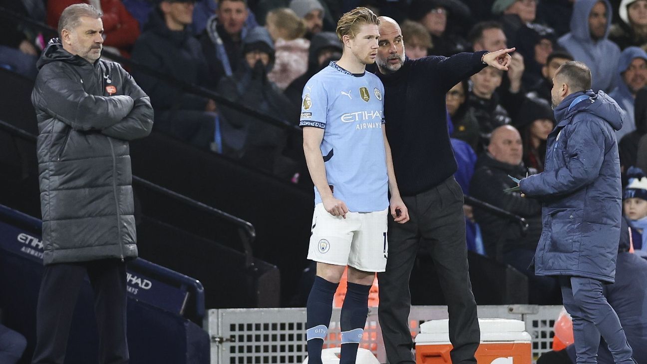 Pep Guardiola sobre anuncio de Kevin De Bruyne: "Es un día triste" - ESPN