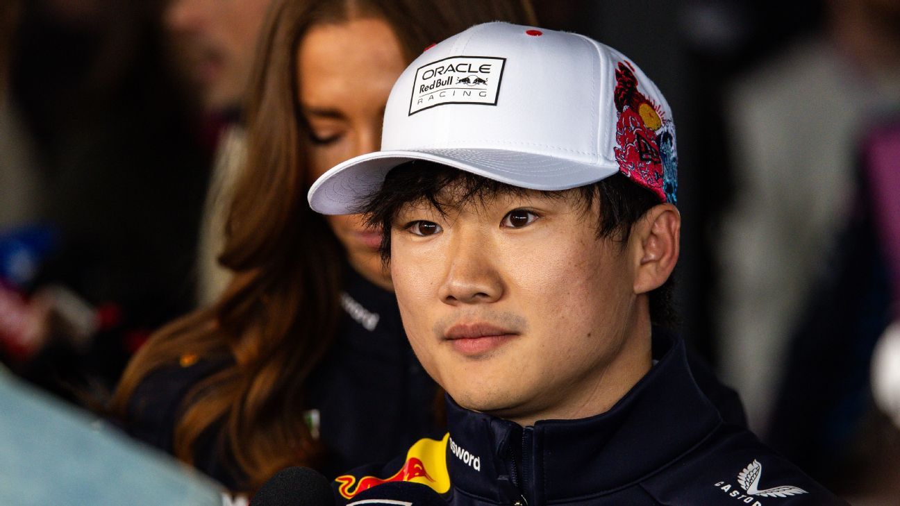 Yuki Tsunoda llegó a Red Bull y largará atrás de Liam Lawson - ESPN