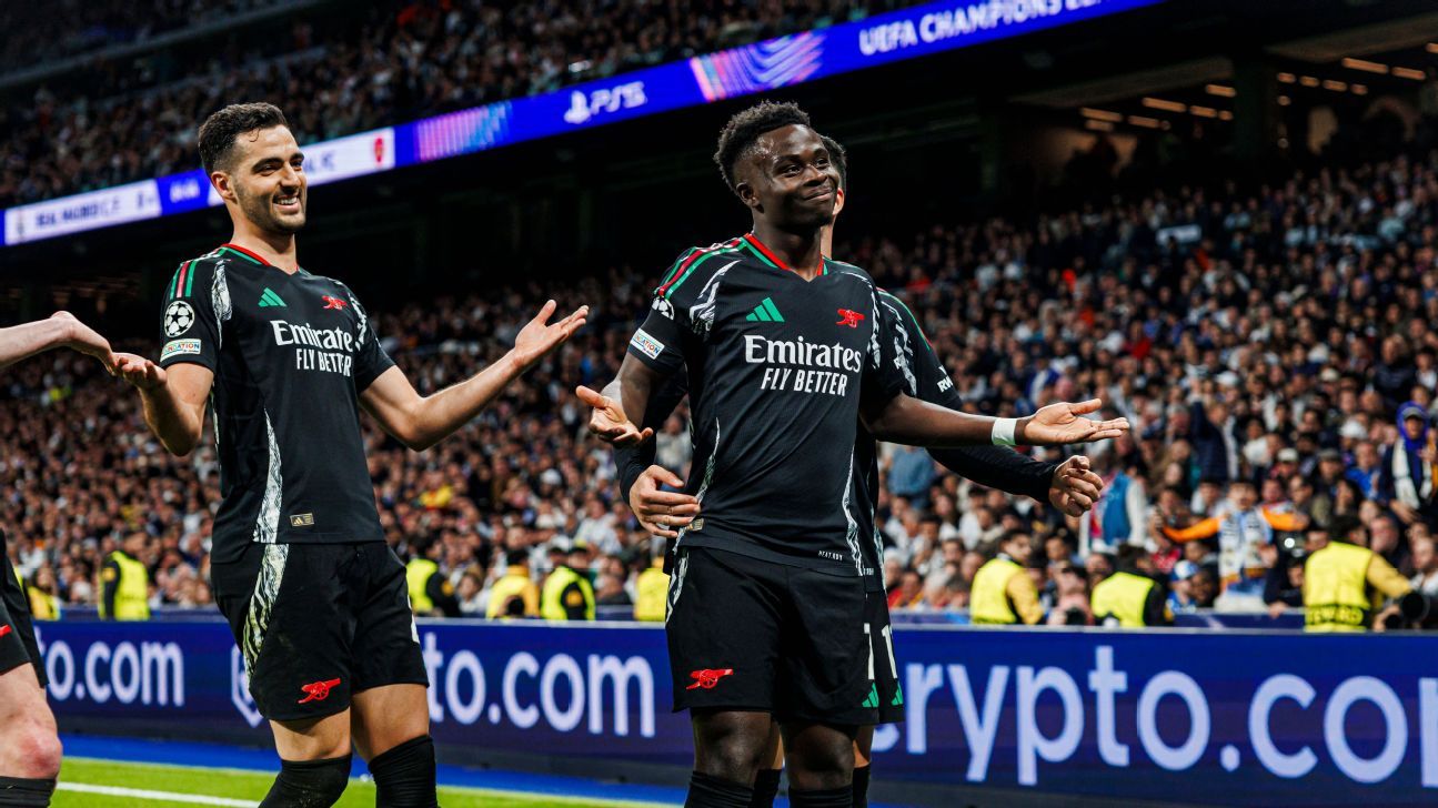 UCL stats: Barcelona's winning streak ends, Mbappe's drought, Saka ...