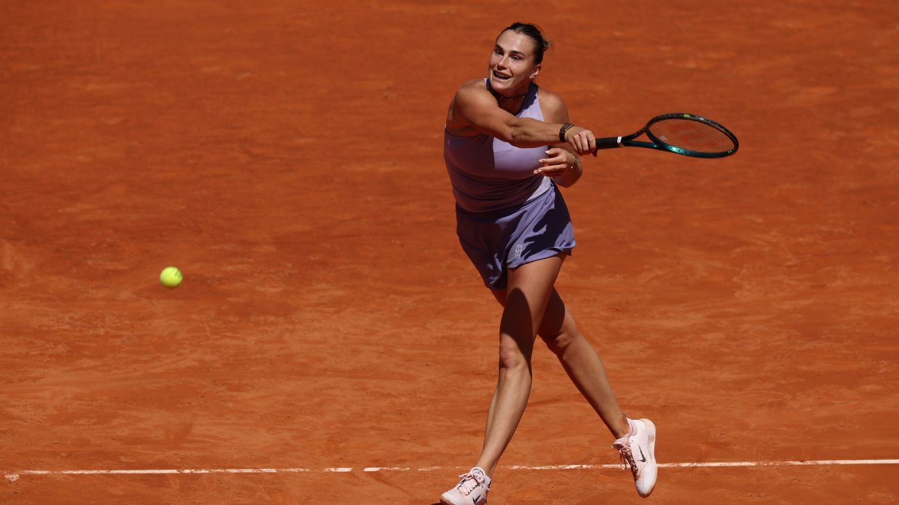 Roma Open: sorteo completo del cuadro femenino - ESPN
