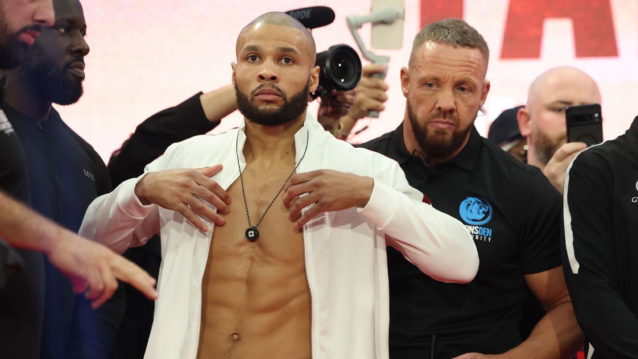 Chris Eubank Jr. makes 170-pound rehydration limit for Connor Benn ...