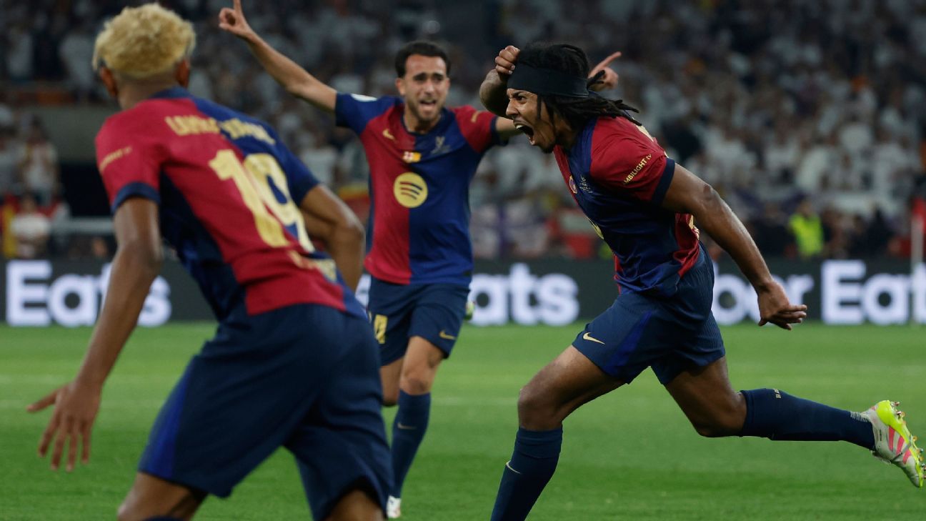 ¡Vale una Copa! Jules Koundé anotó un golazo increíble para Barcelona ...