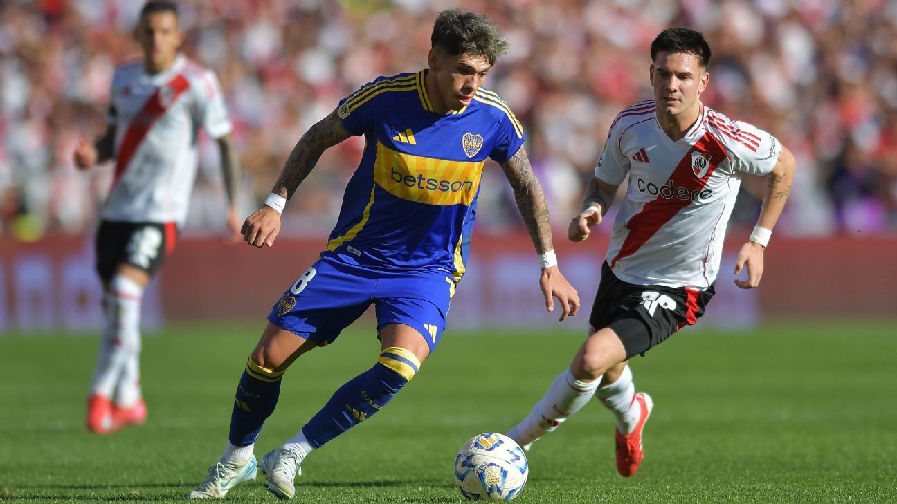 Palacios y un deslucido primer Superclásico con Boca ante River - ESPN