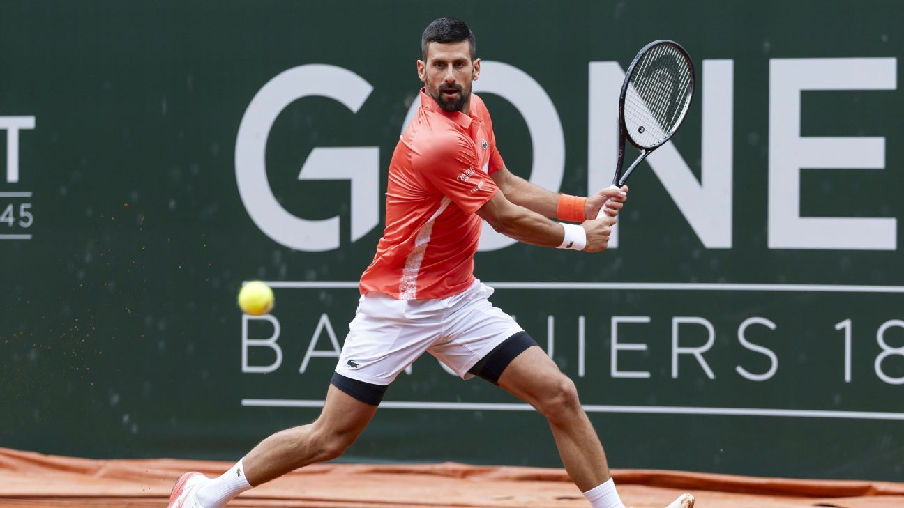 Djokovic recuperó la sonrisa en el ATP de Ginebra y sueña con el título 100 - ESPN