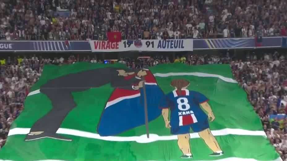 Luis Enrique y Xana: la emotiva bandera tras la Champions de PSG - ESPN