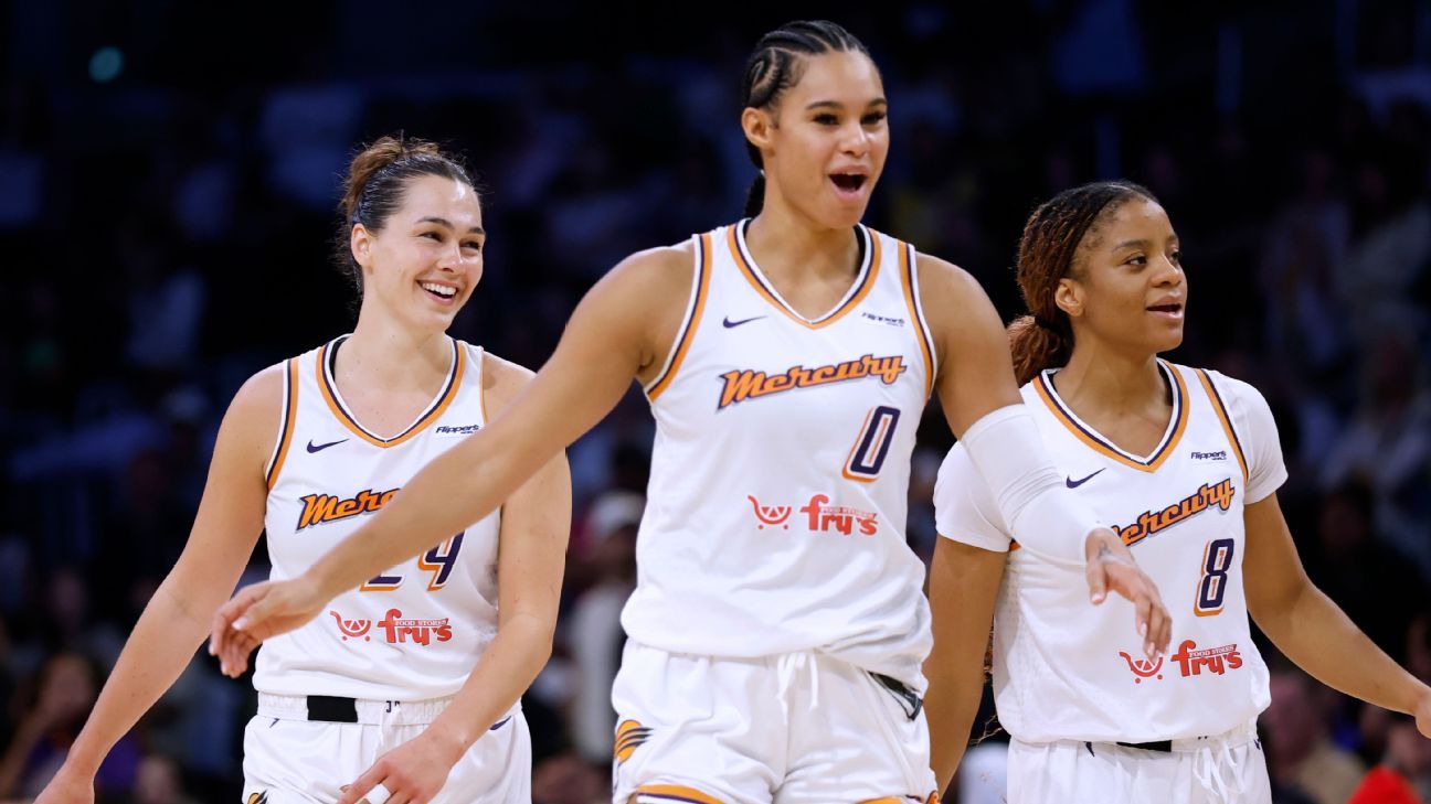 WNBA: Mercury remonta 18 puntos en primera mitad y vence a Sparks - ESPN