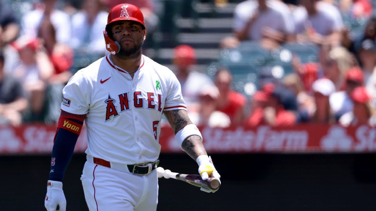 Angels coloca a Yoan Moncada y Robert Stephenson en IL - ESPN