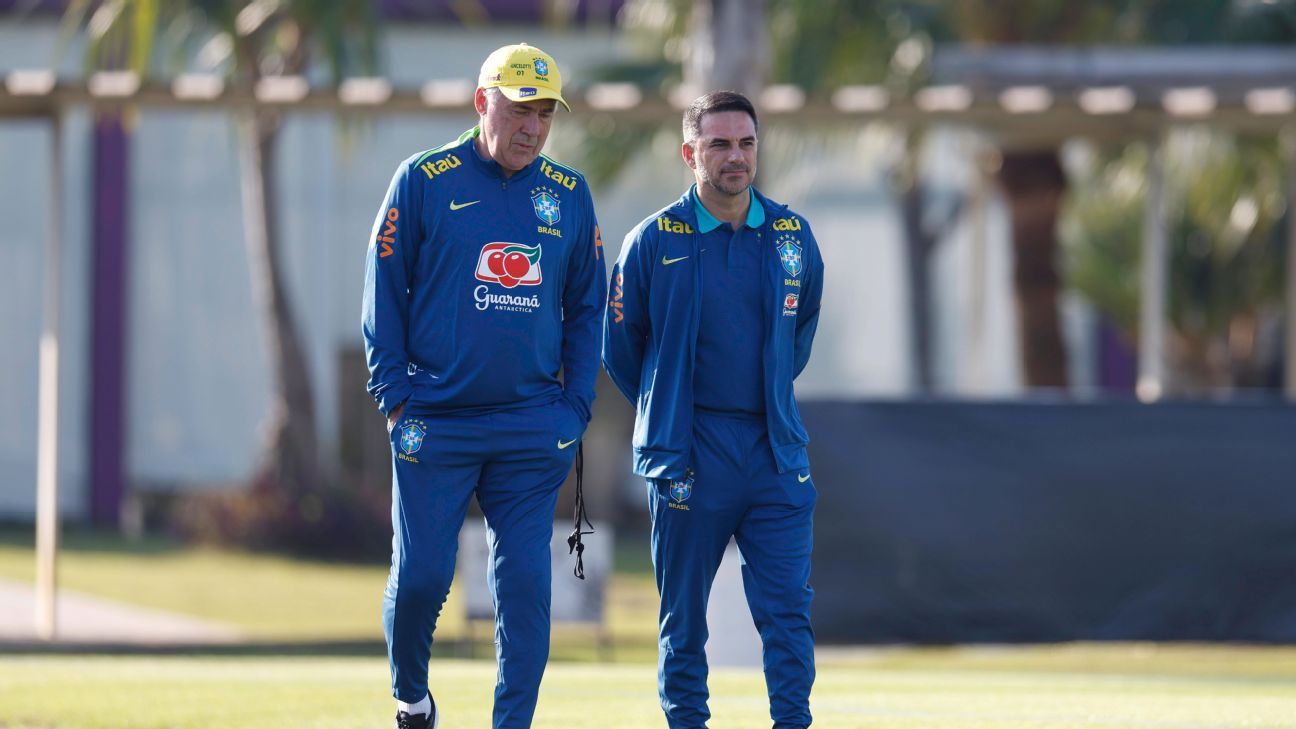 Rodrigo Caetano exalta chegada de Ancelotti na seleção - ESPN