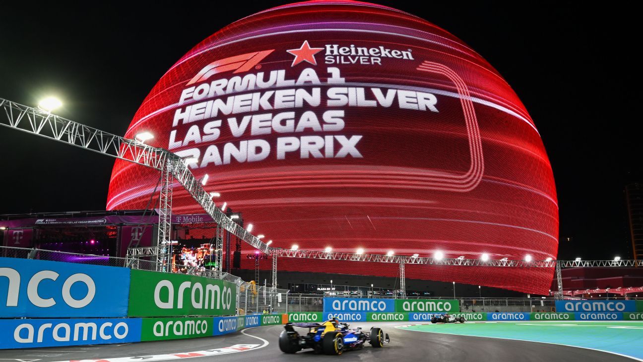 GP de Las Vegas seguirá en calendario de F1 hasta el 2027 - ESPN