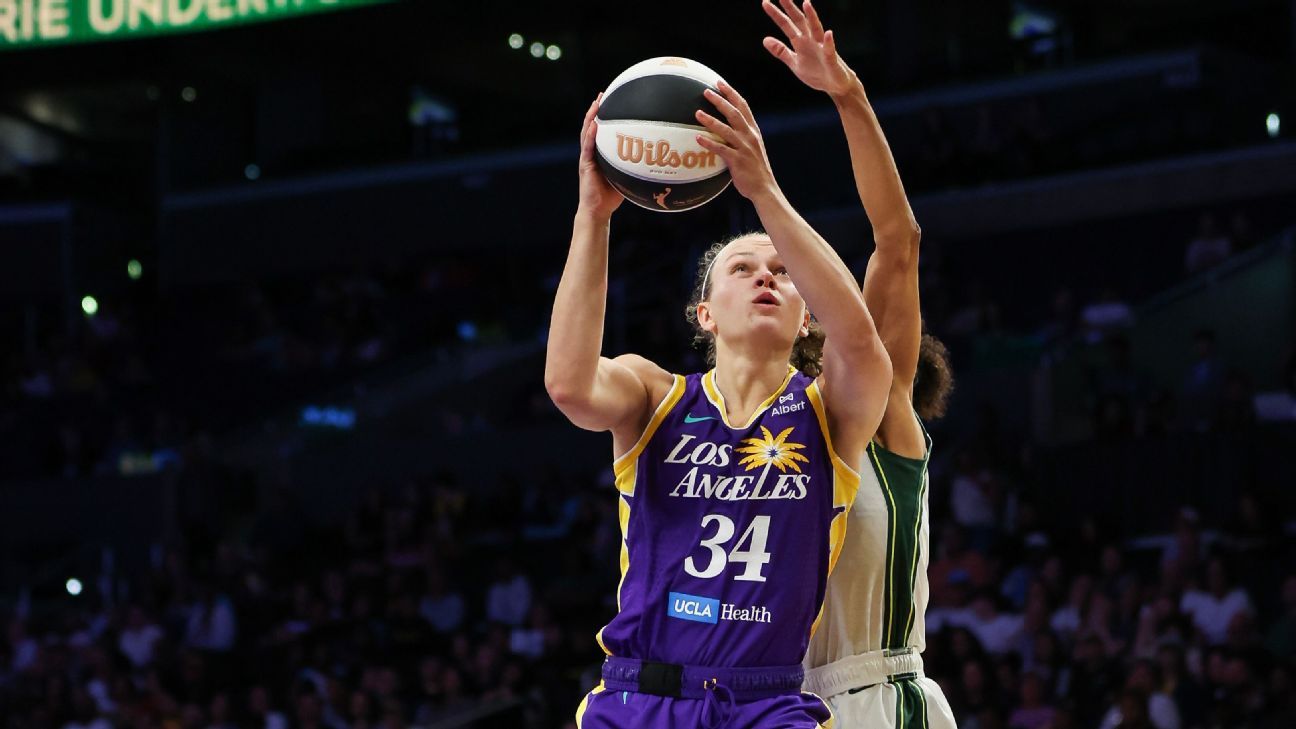 Grace Berger debuts after joining Sparks on hardship contract - ESPN