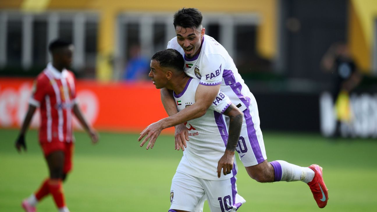 Matías Palacios y Kaku Romero Gamarra se combinaron para el gol de Al Ain vs. Wydad AC - ESPN
