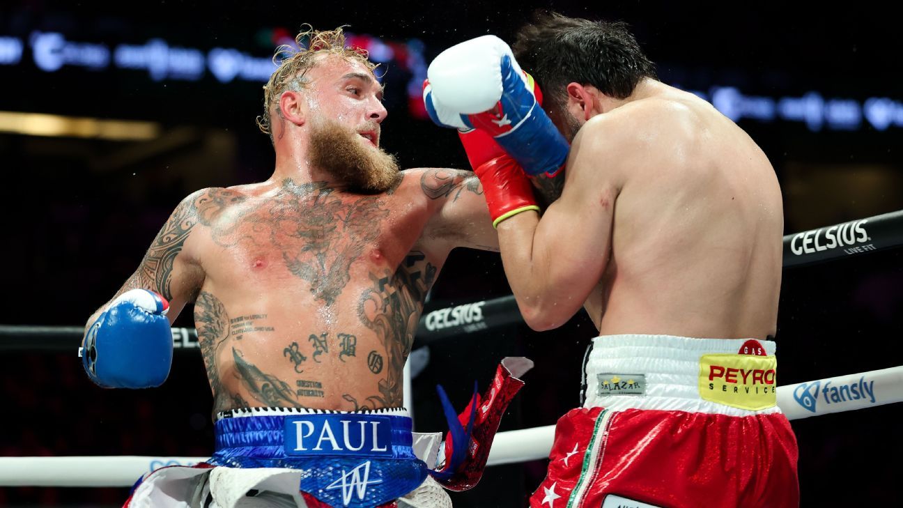 Jake Paul le da lección de boxeo a Julio César Chávez Jr. - ESPN