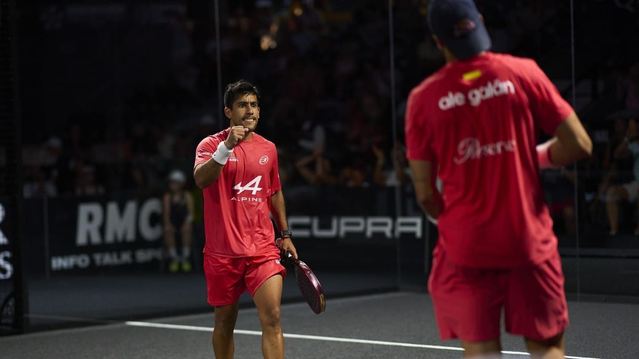 Pádel: los Nº1, Tapia y Coello, se vuelven a encontrar en una final con ...