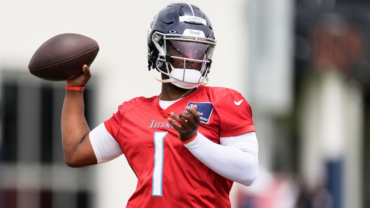 Cameron Ward muestra destellos en las prácticas de Titans - ESPN