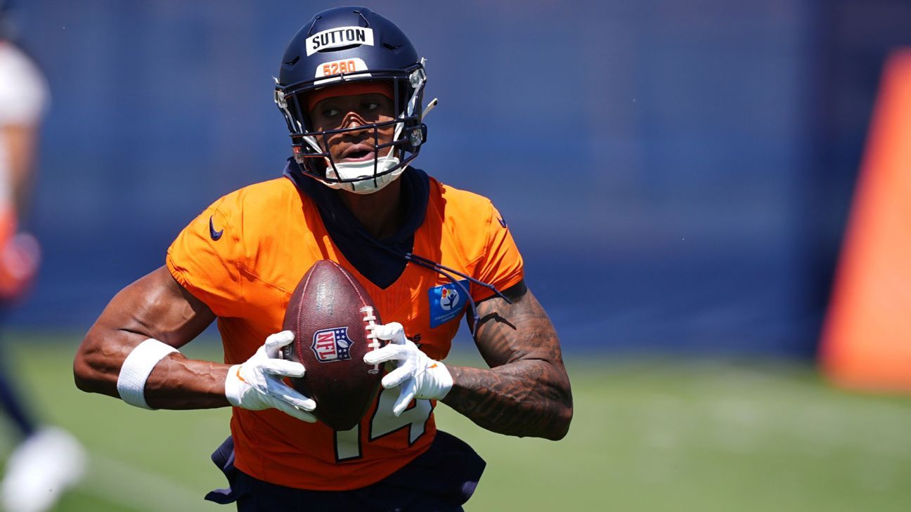 Broncos acuerdan extensión con Courtland Sutton según fuentes - ESPN