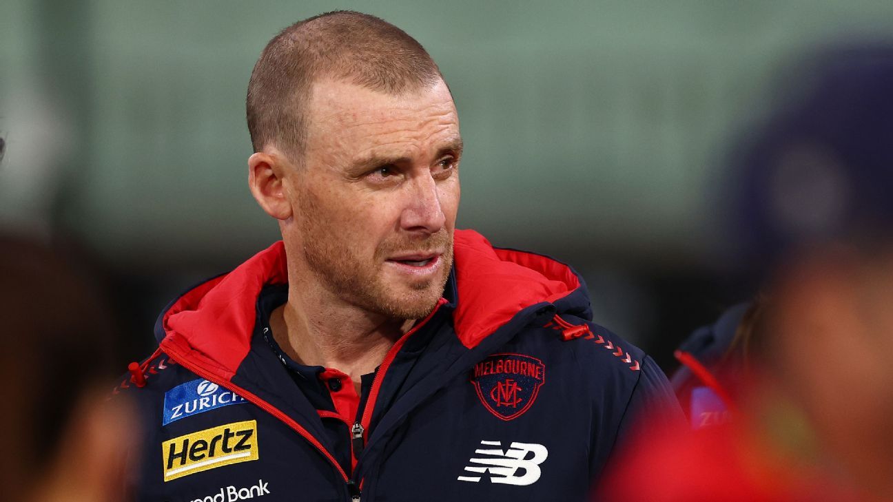 Demons sack premiership coach Simon Goodwin - ESPN