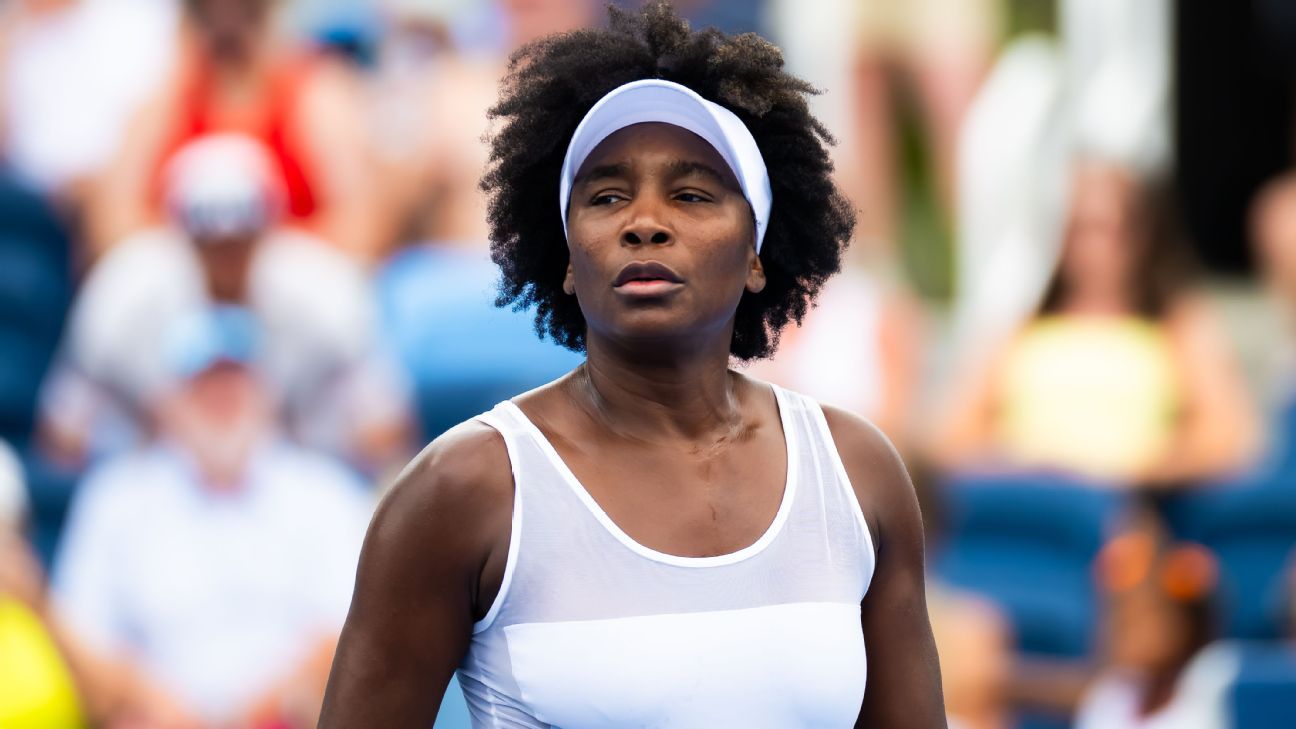 Venus Williams compitió, pero no pudo pasar del debut en Cincinnati ...