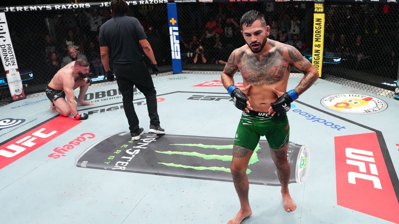 UFC Fight Night: 'Fluffy' somete a Dolidze, sigue enrachado - ESPN