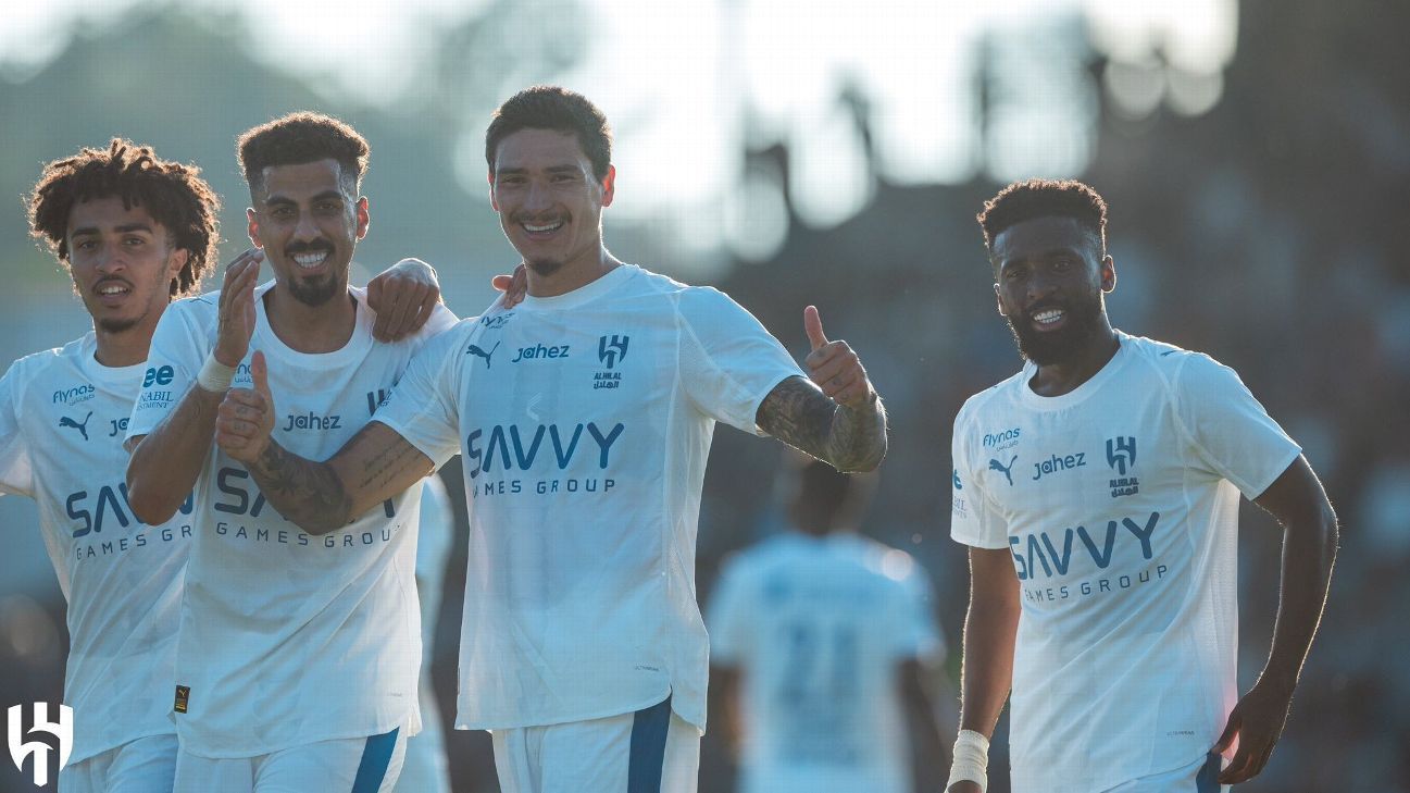 Darwin Núñez debutó con gol en el amistoso de Al-Hilal contra Aarau - ESPN
