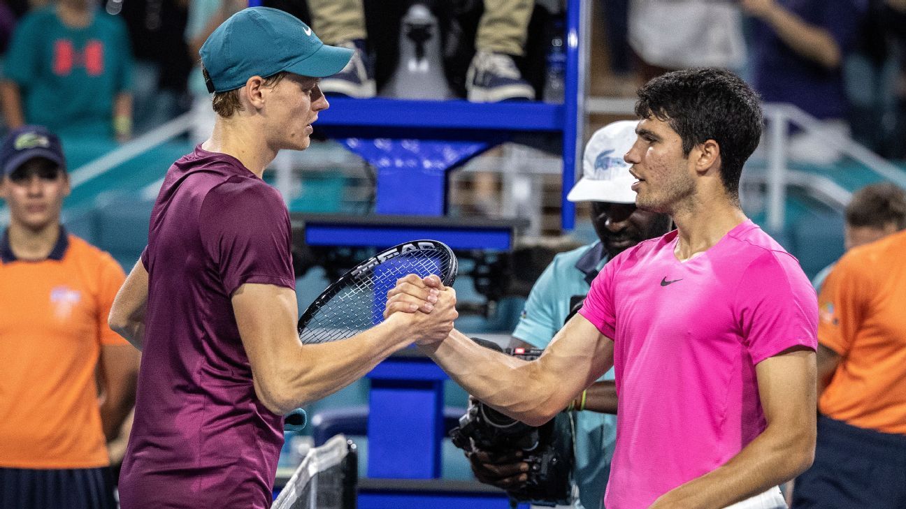 Carlos Alcaraz vs. Jannik Sinner: horario y cómo ver en vivo la final del Masters 1000 de ...