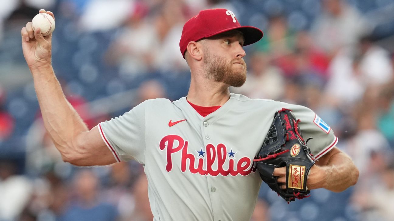 Zach Wheeler, con un coágulo en el brazo: ¿qué es y qué esperar? - ESPN