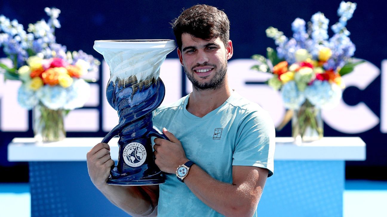 Con el título de Alcaraz en Cincinnati, así quedó el listado de máximos ...