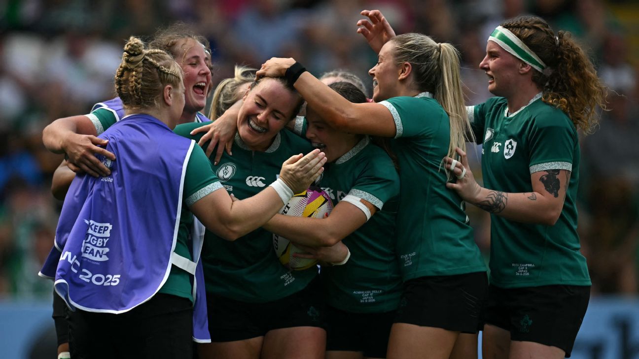 Ireland 42-14 Japan - Women's Rugby World Cup match report - ESPN