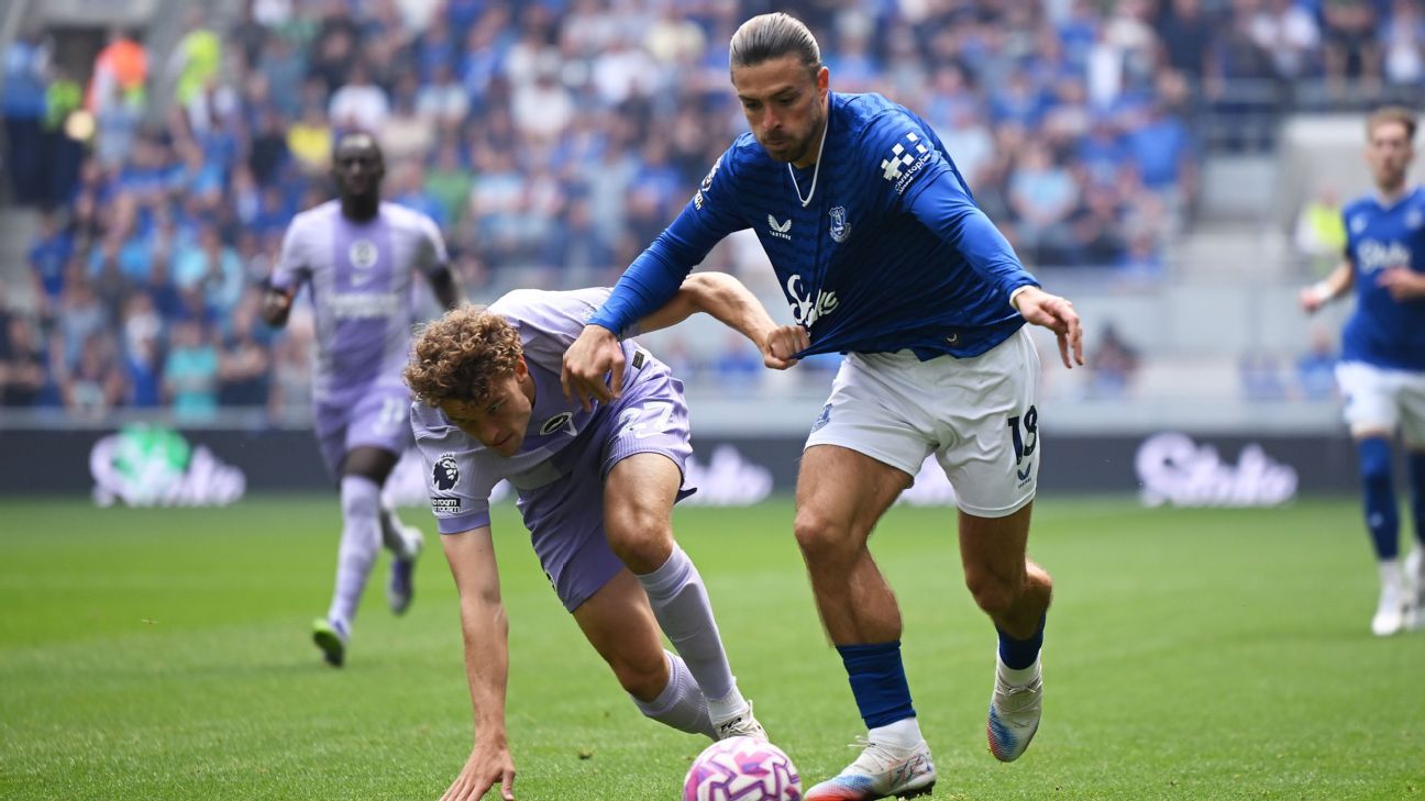 Jack Grealish hails David Moyes as key reason for Everton switch - ESPN