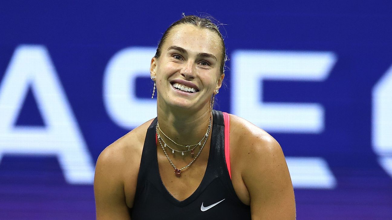 Una propuesta de casamiento irrumpió en pleno partido de Aryna ...