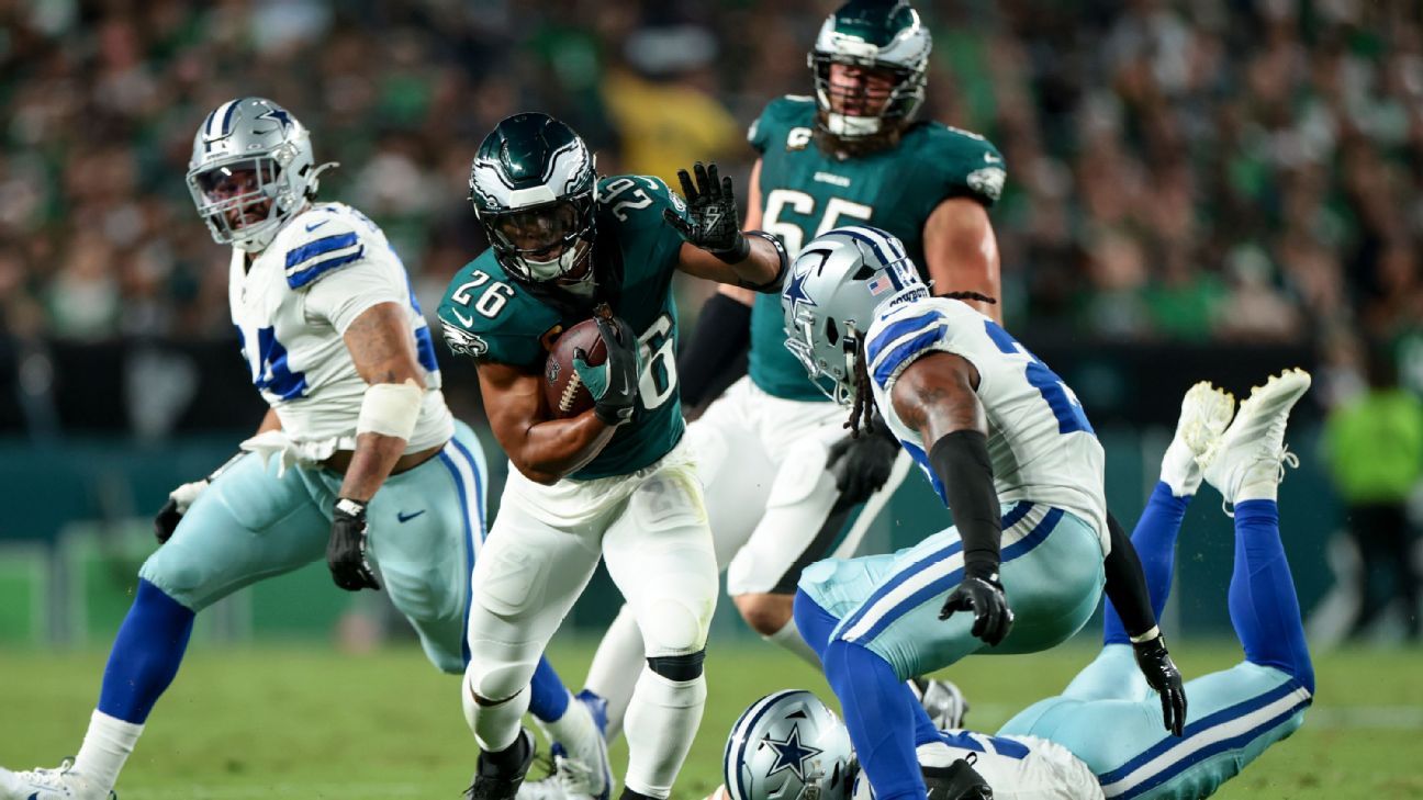Eagles estrenan campeonato con triunfo sobre Cowboys - ESPN