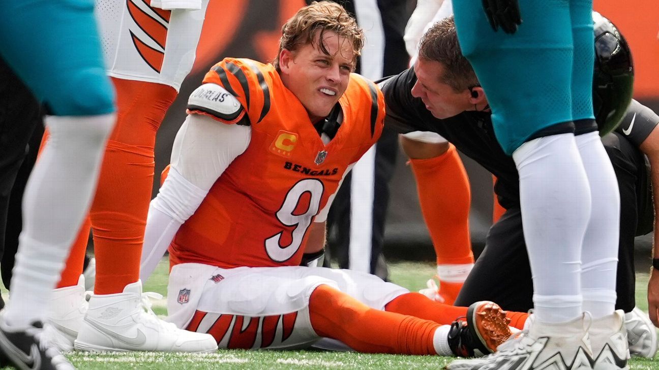 Joe Burrow deja partido de Jaguars vs. Bengals por lesión - ESPN