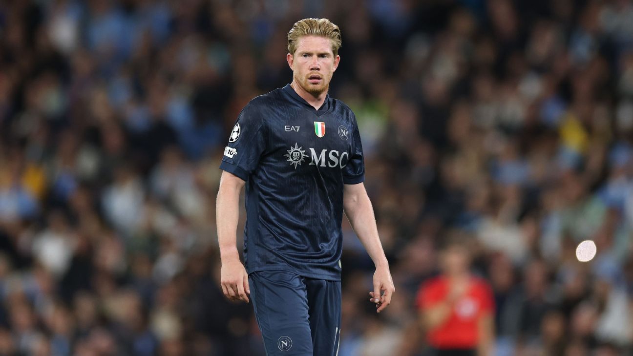 Regreso ofuscado: De Bruyne duró solo 25' en cancha por la roja a Di ...