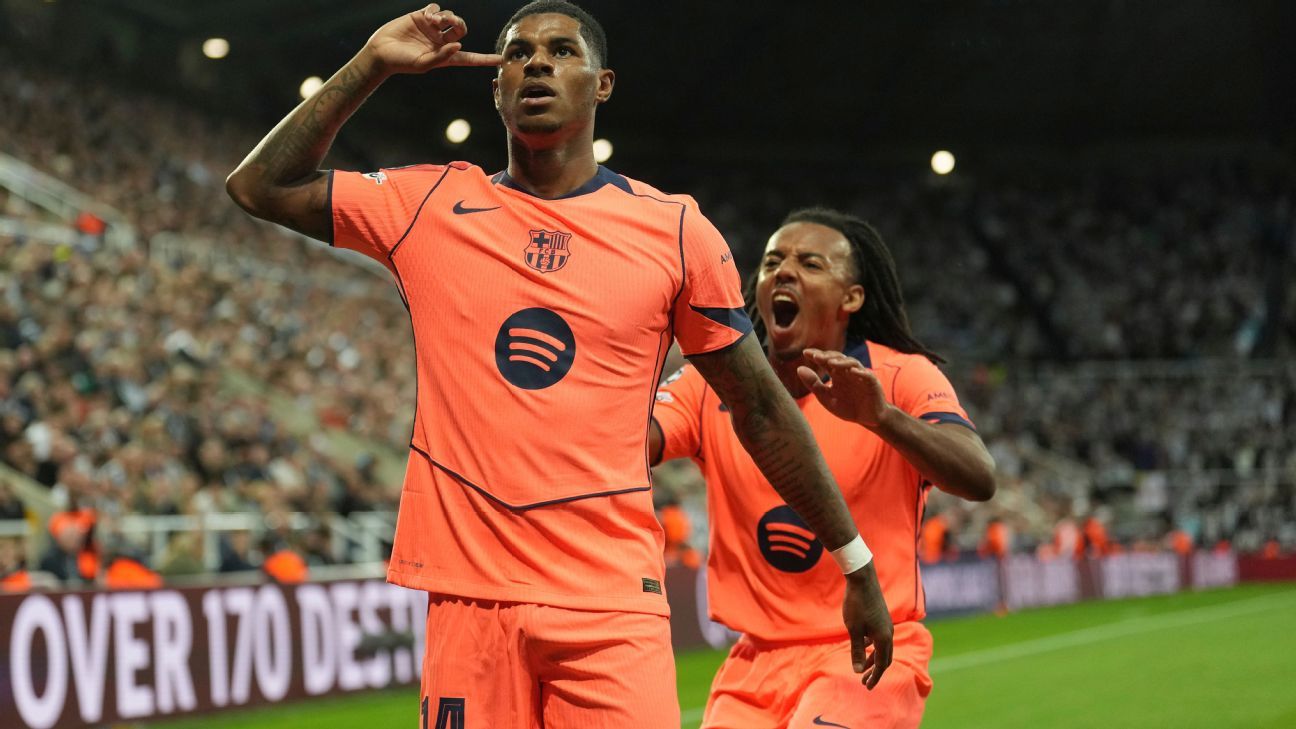 Rashford brilló con Barcelona: qué pasó en la Jornada 1 de Champions - ESPN